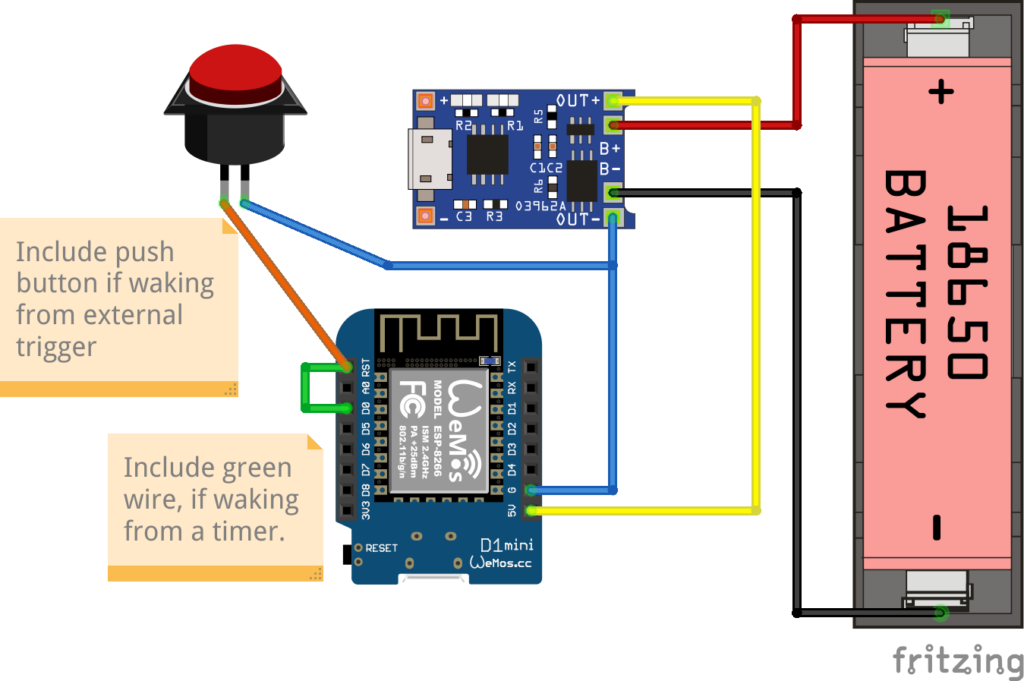Quick and dirty Lithium battery-powered Wemos D1 Mini – Hal9k Quick and dirty Lithium battery-powered Wemos D1 Mini – Hal9k